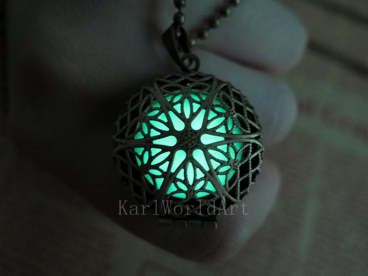 Glow In The Dark Necklace,glow Pendant Necklace,halloween Jewelry on Luulla