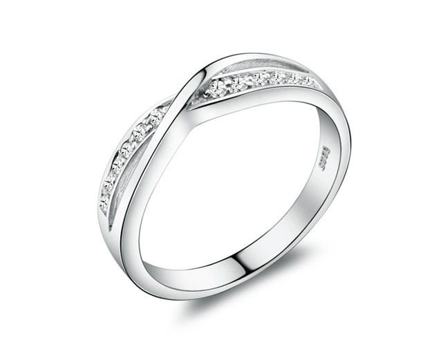 Infinity Promise Ring, Sterling Silver Ring, Custom Engraved Ring ...