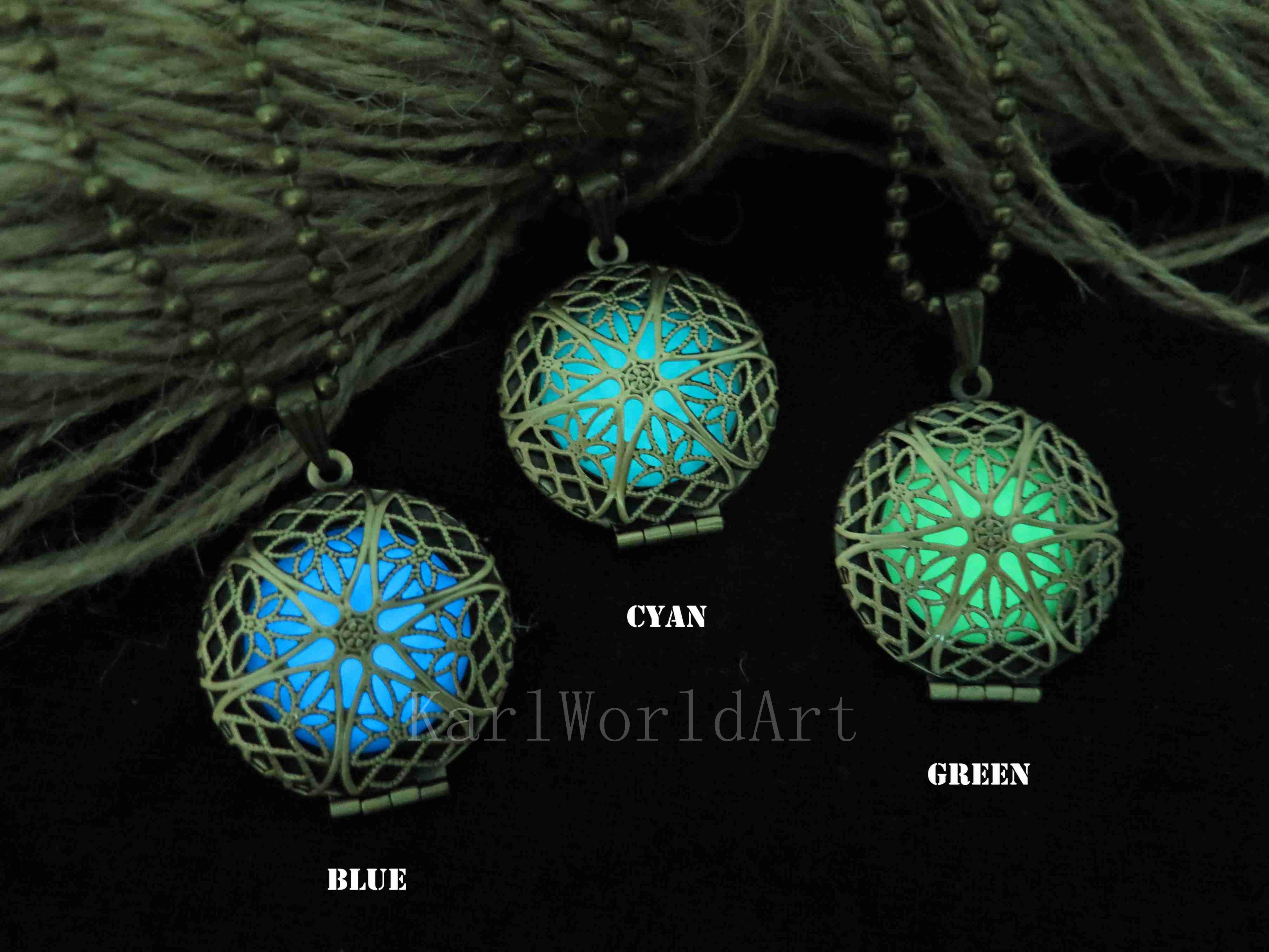 Glow In The Dark Necklace,glow Pendant Necklace,halloween Jewelry on Luulla